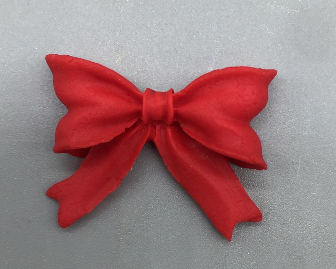 Fondant,sugar, Edible Bows for Cakes and Cupcakes #2 - Etsy
