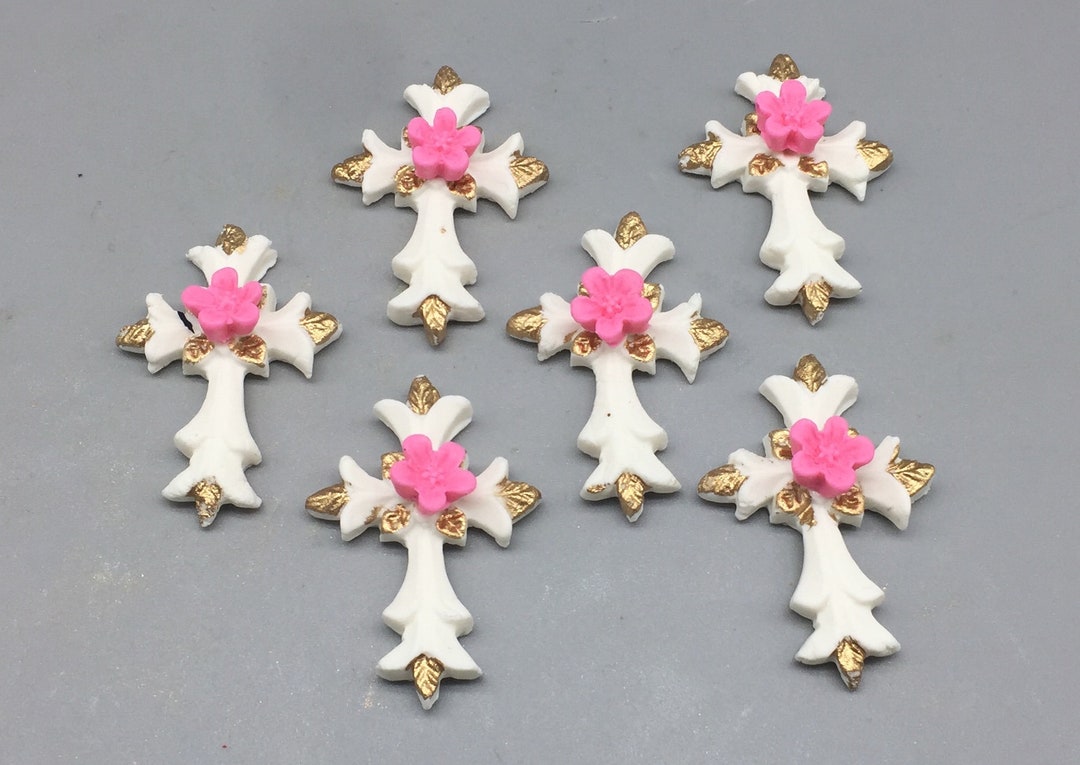 Cross for Cake and Cupcakes Made From Fondant - Etsy