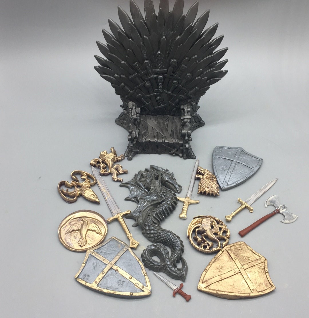 Thrones Edible Decorations, Sugar Shields, Fondant Shields, Sugar ...