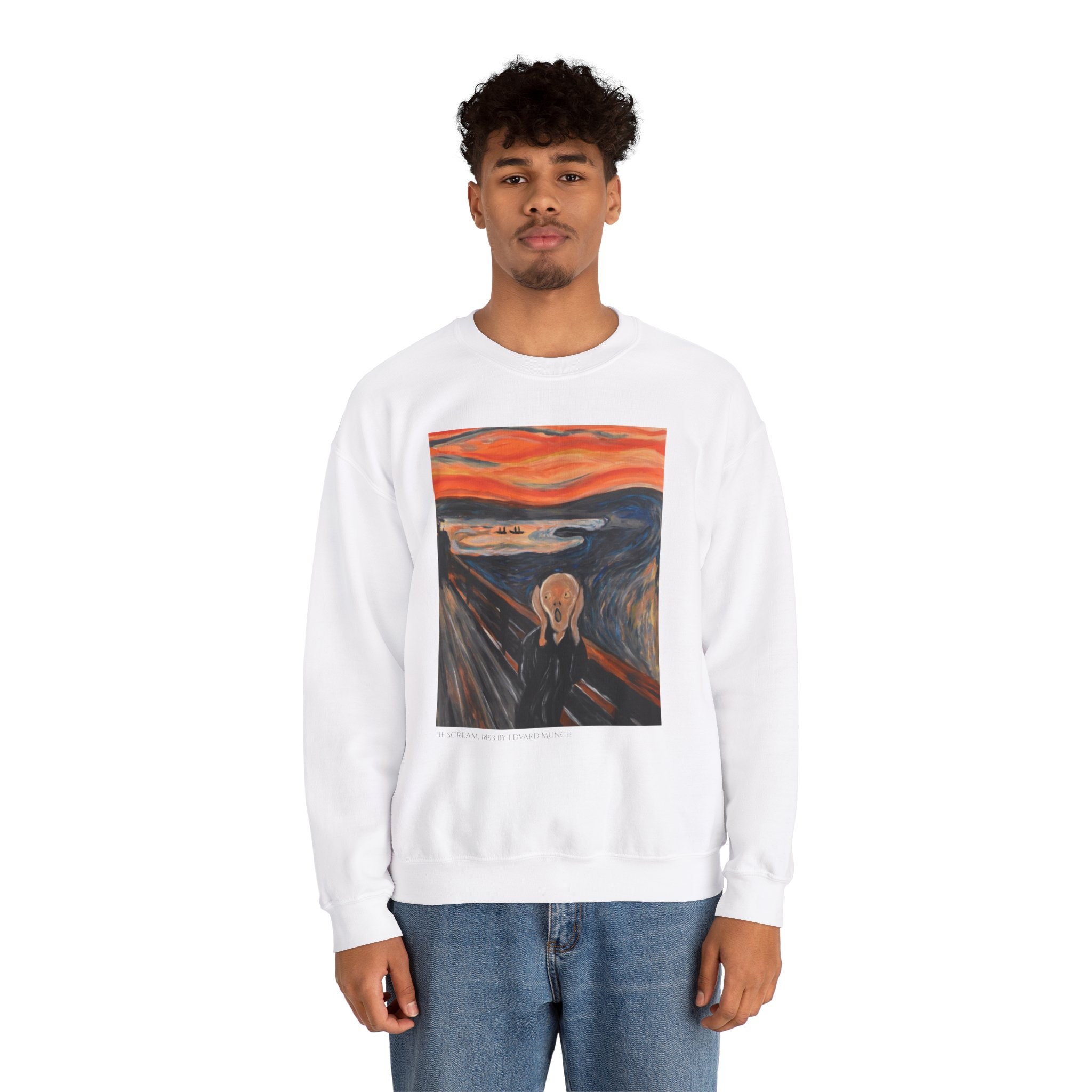 The Scream Edvard Munch Famous Painting Sweater Gift for Artist Gift ...