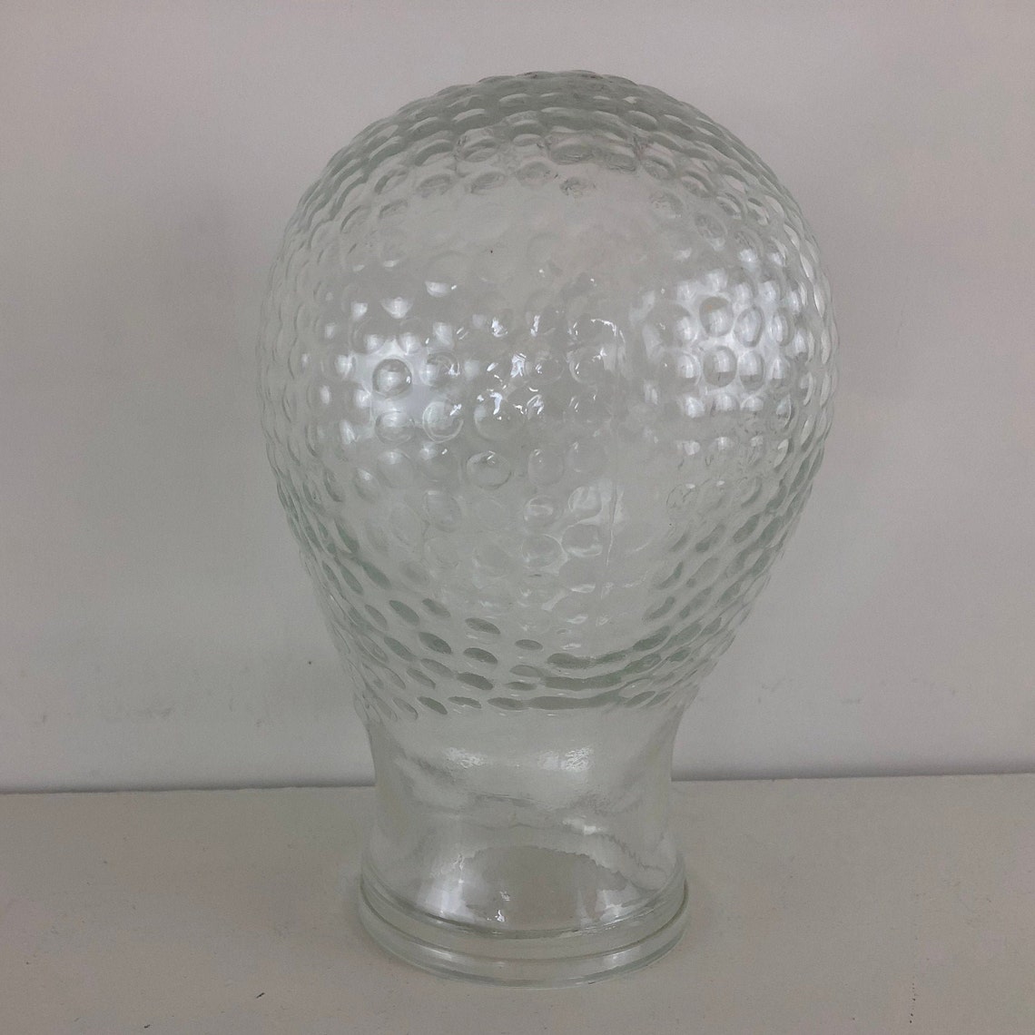 Clear Glass Mannequin Head Retro Shop Display Head Headphone | Etsy