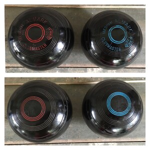 2 Beautiful Vintage Bowling Lawn Balls, Very Decorative English Lawn ...