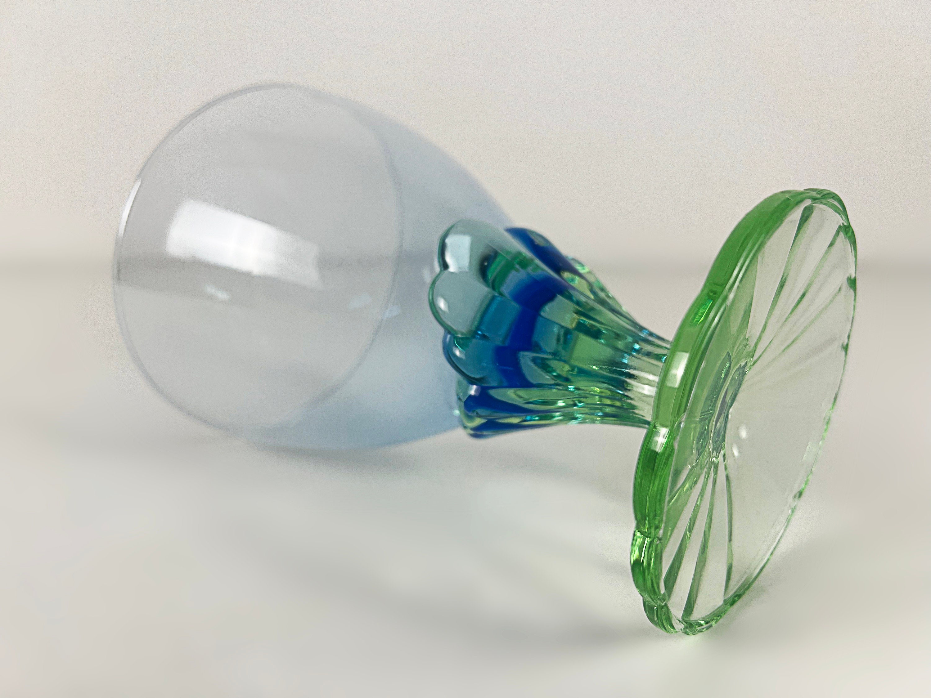 Bormioli Rocco Bahia goblets, set of two, beautiful Italian barware ...