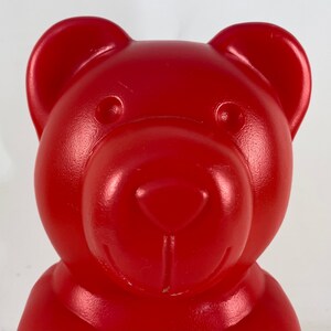Red Bear Lamp, Messow Table Lamp, POP ART Plastic Bear Lamp, Night ...
