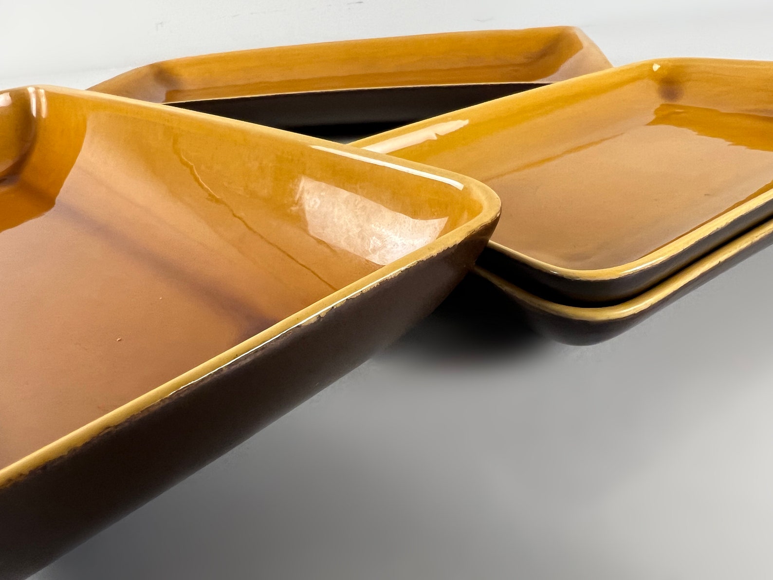Rectangular Serving Platters From the Utrecht Tableware Series Made by ...