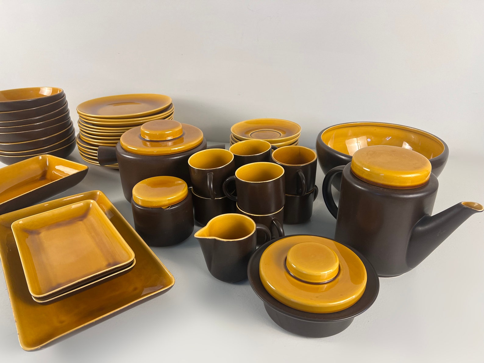 Rectangular Serving Platters From the Utrecht Tableware Series Made by ...