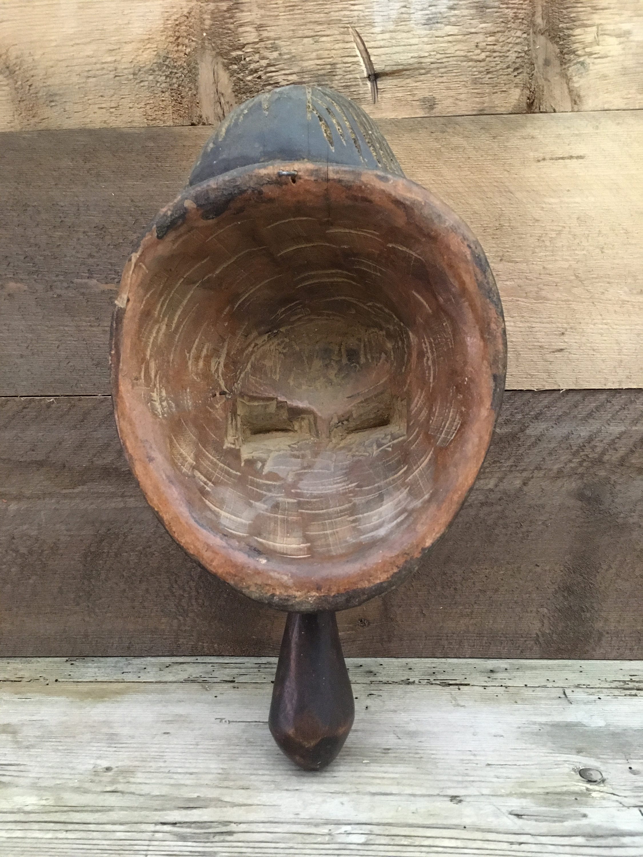 Vintage Punu African tribal mask, hand carved Punu Okuyi mask Gabon ...