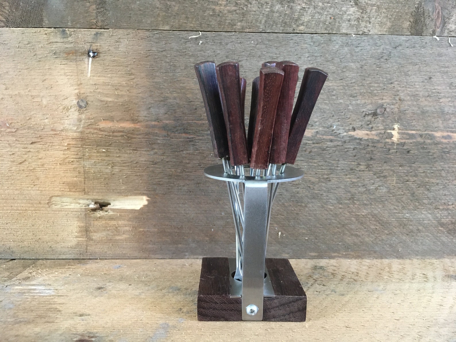 Cocktail Wood Picks Set of 10 | Picking Forks Made of Wood and ...