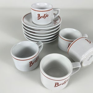 Set of 5 Vintage ACF Bar Quality Espresso Cups, Made in Italy for ...