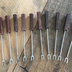 Cocktail Wood Picks Set of 10 | Picking Forks Made of Wood and ...