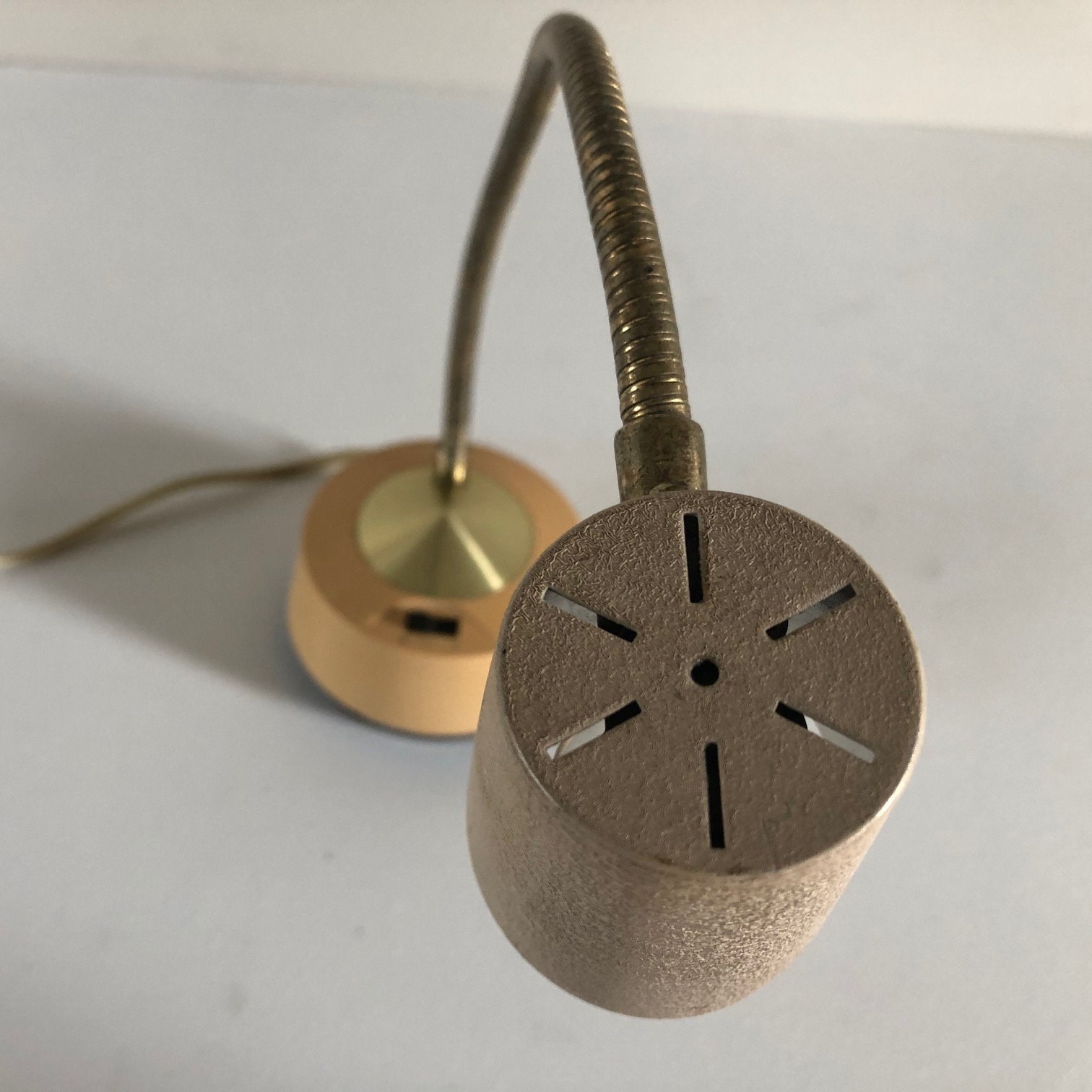 Japanese desk lamp, cute little table lamp, vintage from Japan, 1960s ...
