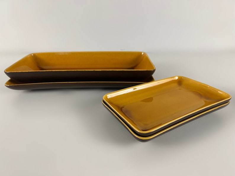 Rectangular Serving Platters From the Utrecht Tableware Series Made by ...