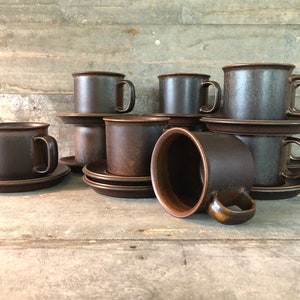 Arabia Ruska Large Mug, Beer Mug, D Handle Mug, 60's Mcm Finnish Table ...