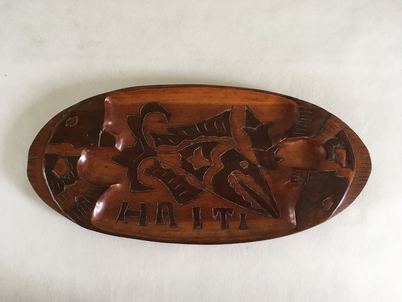 Serving Plate With Fish. Wood Carving Haiti - Etsy