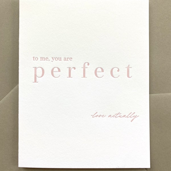 Love Actually Birthday Card - Etsy
