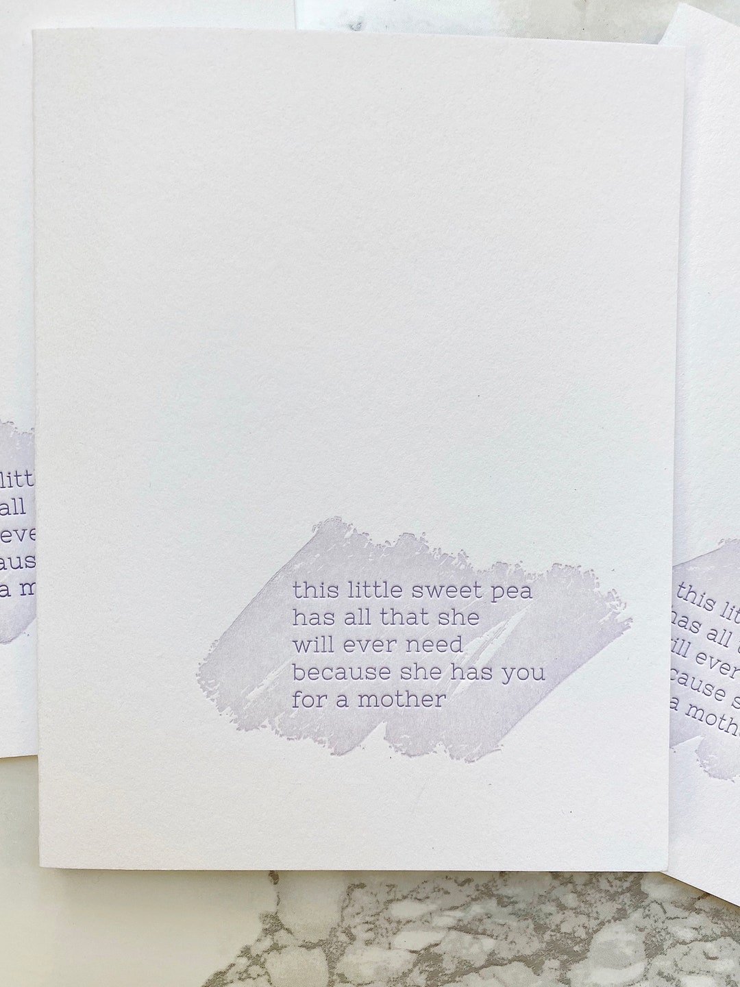 New Baby Card, Card for New Baby, Mom Encouragement, Letterpress, New ...