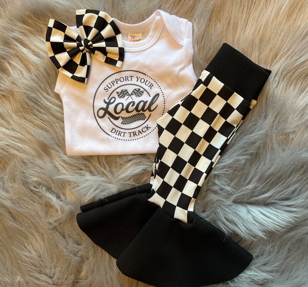 Baby Racing Outfit/toddler Racing Outfit/ Racing Bells/racing Onsie ...