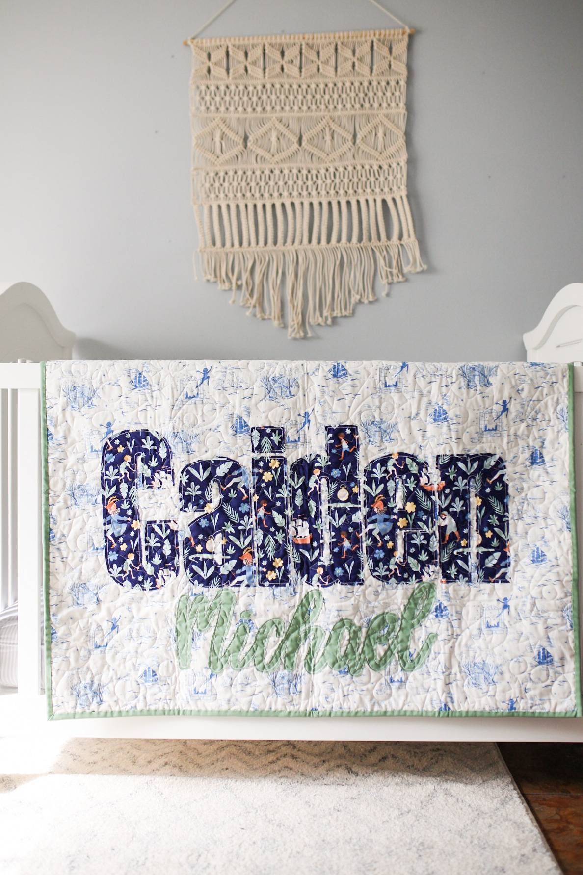 Shop for custom name quilts and ready to ship baby quilts — Little k ...