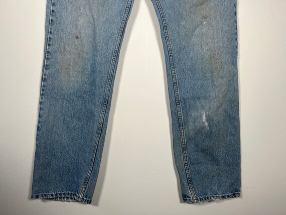 Vintage 2001 Mexico Made Levis 505 Heavily Distressed… - Gem