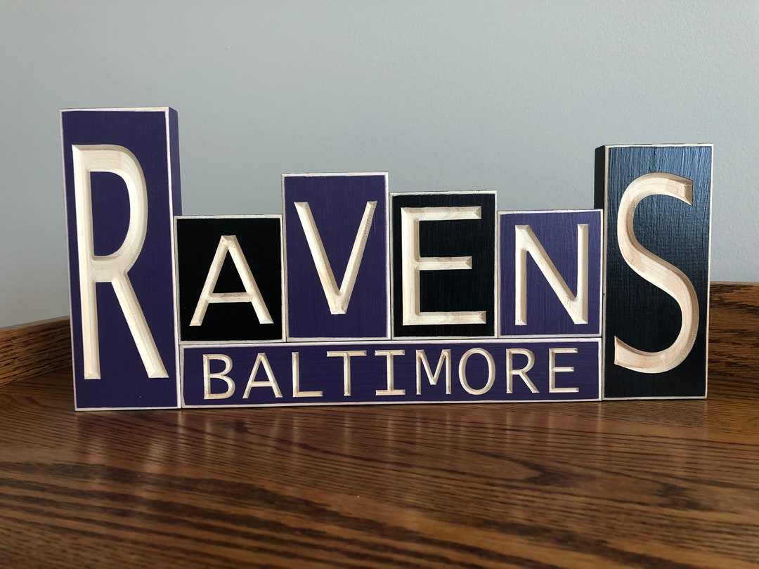 Ravens Wooden Sign for Tabletop or Wall - Etsy