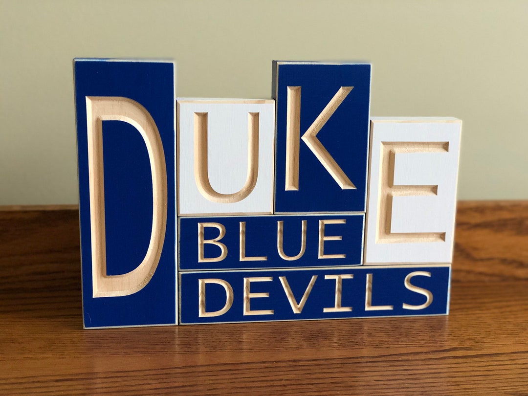 Duke Blue Devils Wood Sign for Wall or Table Top - Etsy