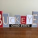 Ohio State Buckeyes Wooden Sign for Wall or Table Top - Etsy