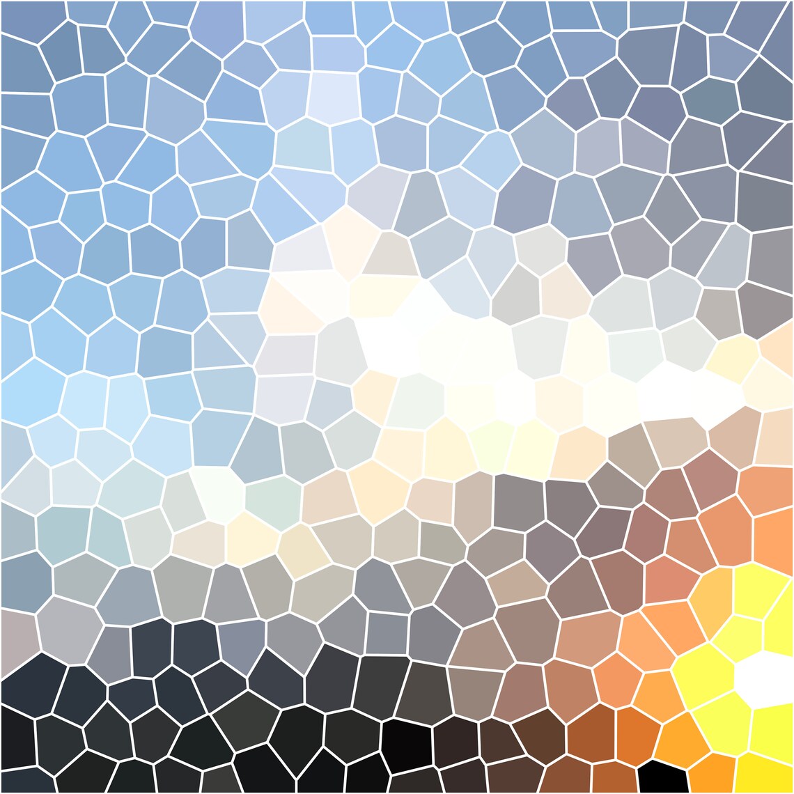 Stained Glass Digital Paper Arizona Sunset Mosaic Design Printable ...