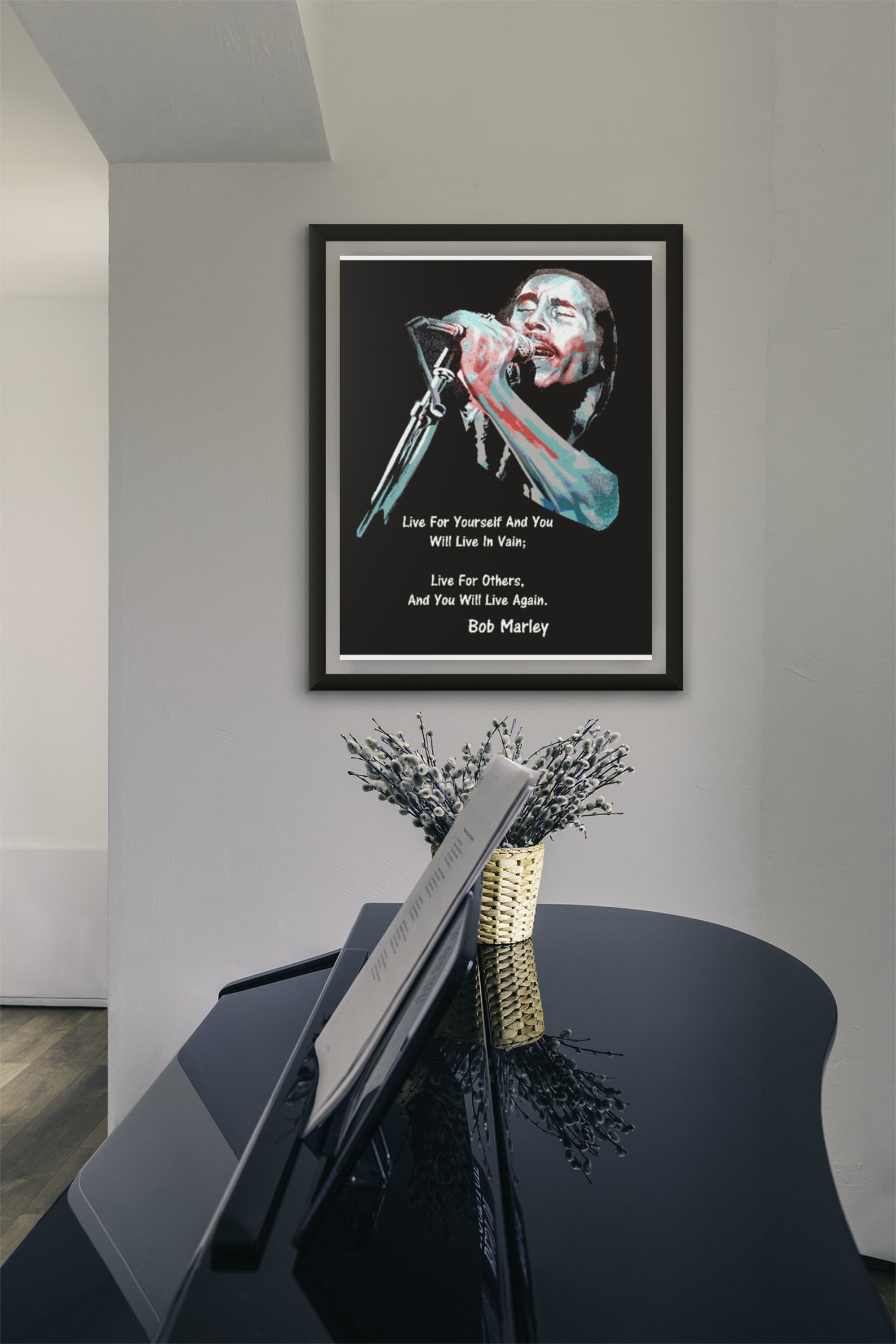 Printable Bob Marley Art, Bob Marley Quote, Digital Paper Design, Bob ...