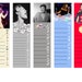 5 Printable Lined Bookmarkers Instant Download Resizable Bookmarks ...
