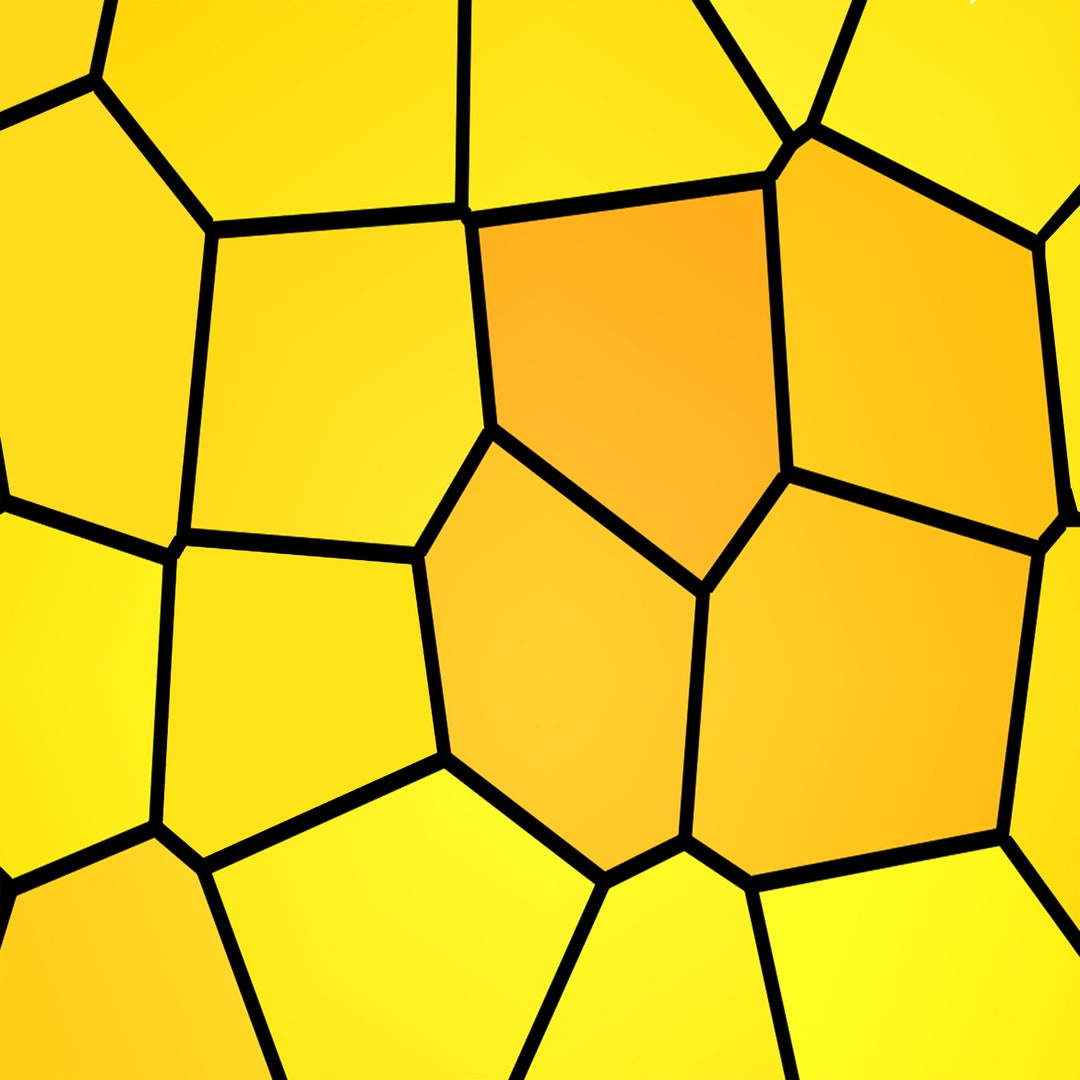 Stained Glass Digital Paper Yellow Mosaic Design Printable Resizable ...