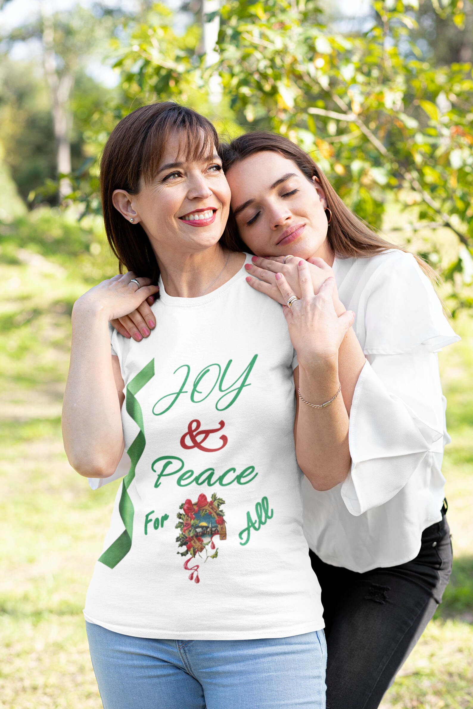 Printable Christmas Theme joy and Peace for All Scalable Sticker Decal ...