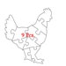 9 Pcs. Farm Animal Chicken Puzzle Template Svg Png Pdf Jpg Hen Puzzle ...
