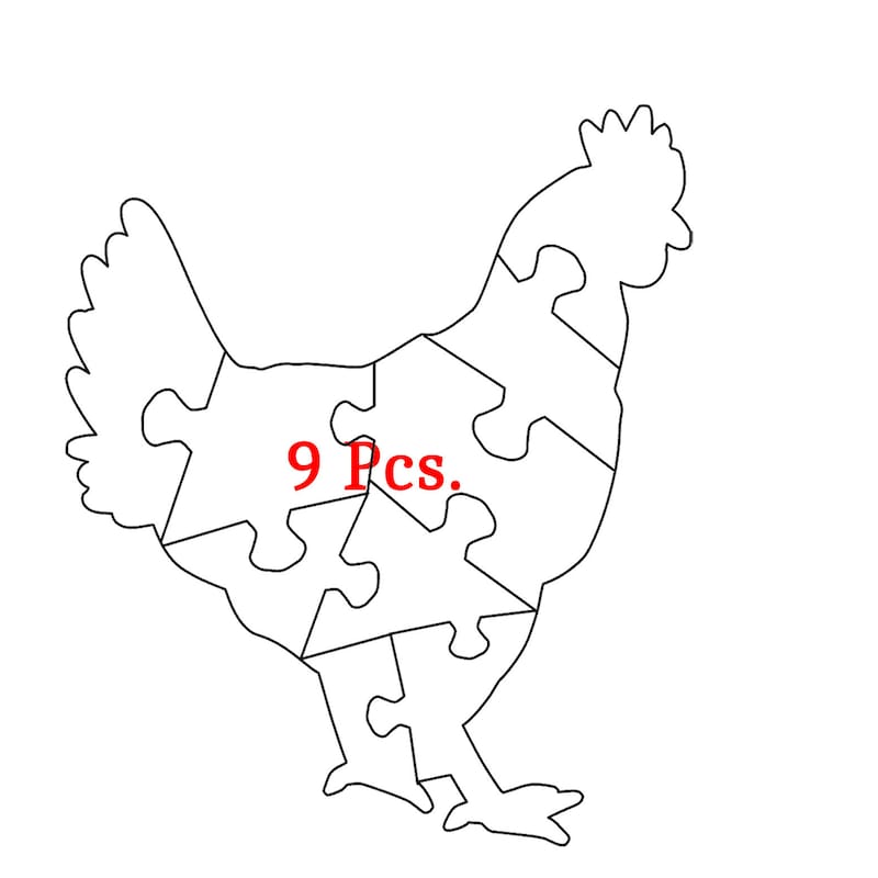 Chicken Chicken Puzzles - Etsy