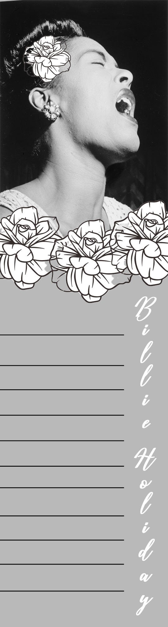 5 Printable Lined Bookmarkers Instant Download Resizable Bookmarks ...