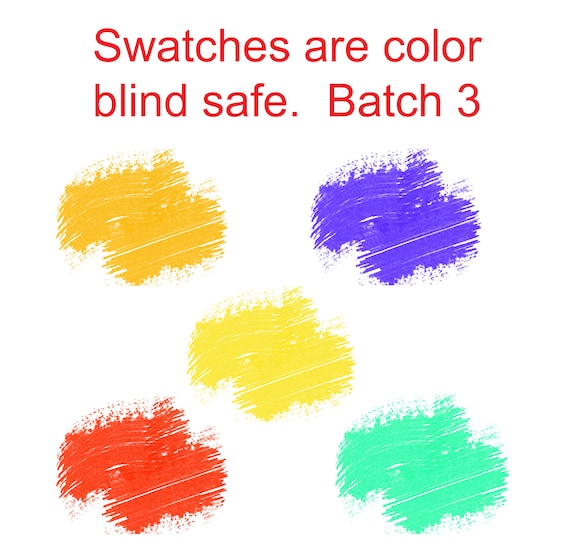 Paint Swatches Color Blind Safe Colors Svg Png Pdf Jpg - Etsy