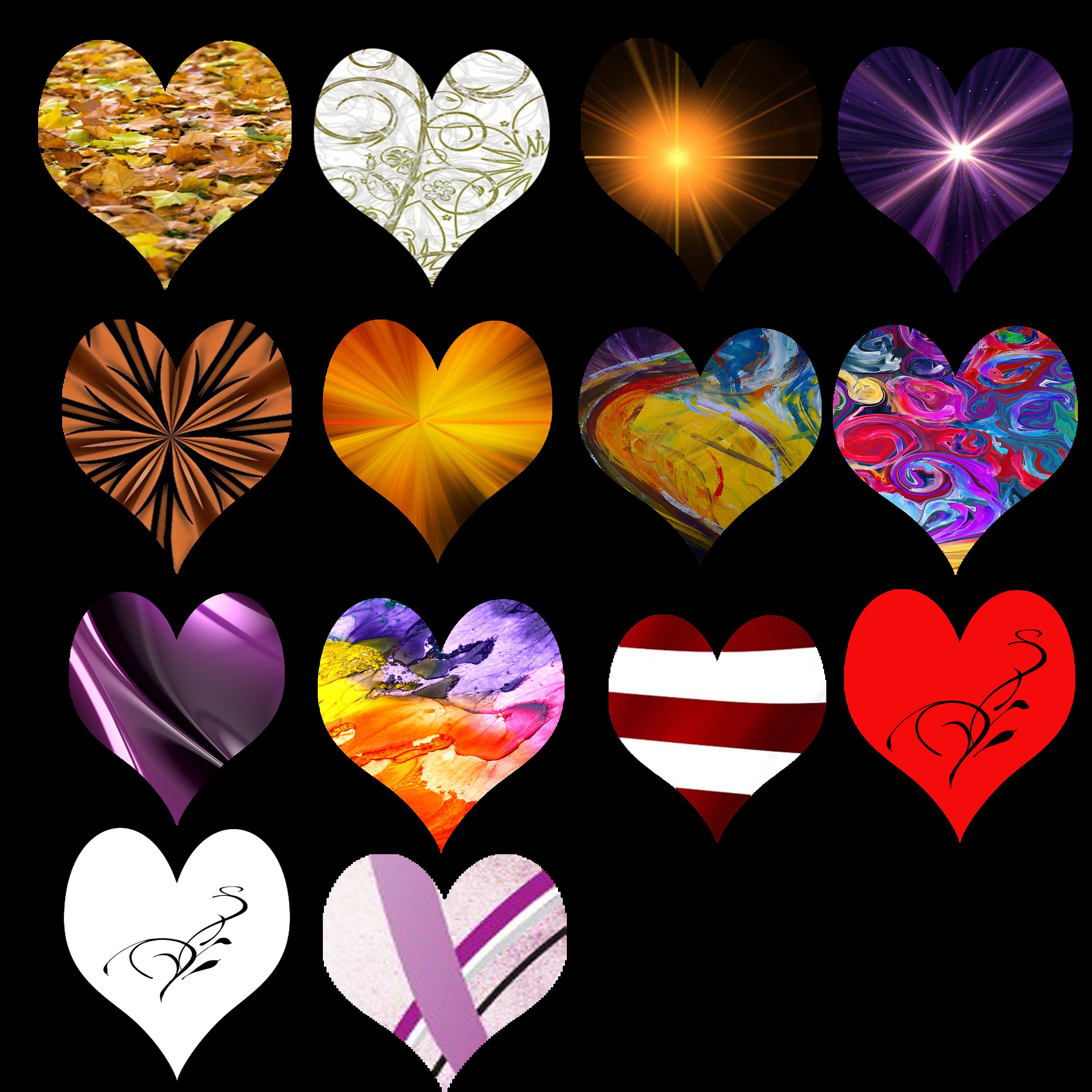 Heart Stickers/decals Bundle, Scalable Clip Art (digital Download) - Etsy