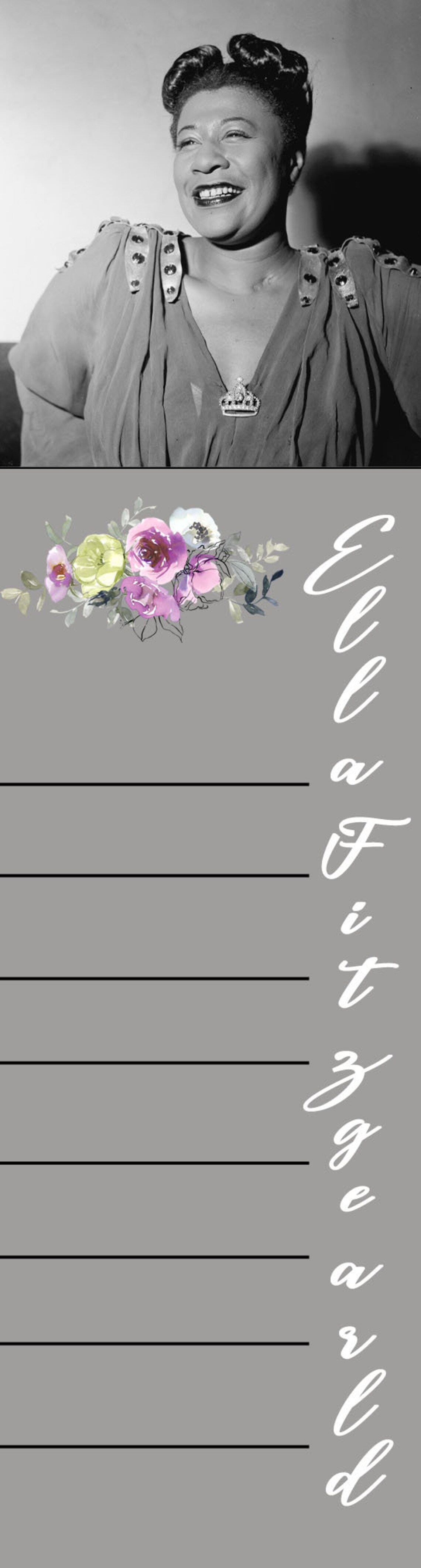 5 Printable Lined Bookmarkers Instant Download Resizable Bookmarks ...