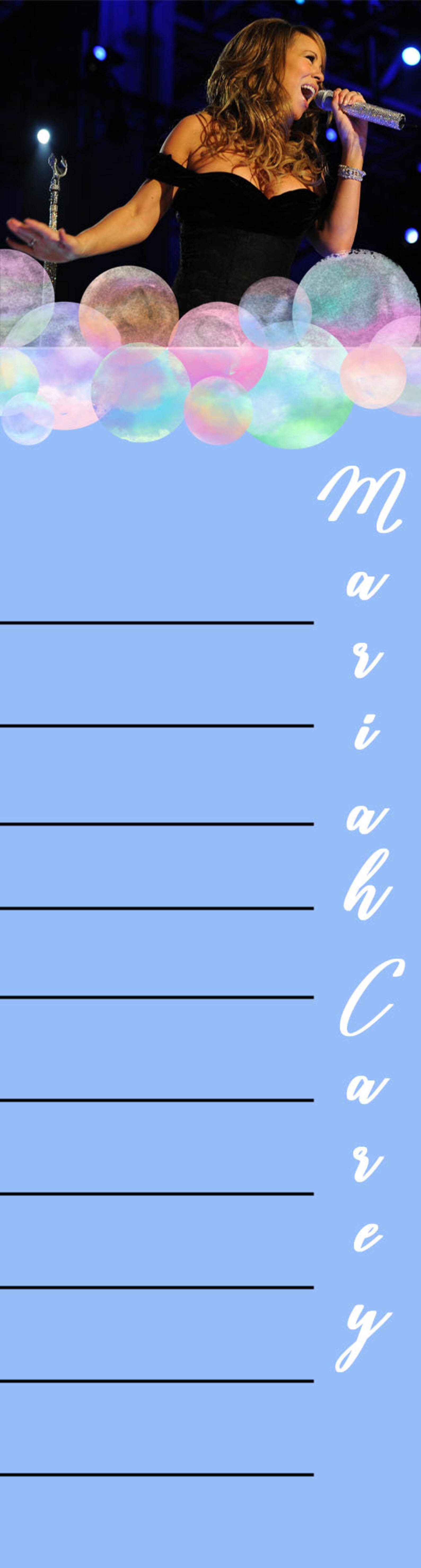 5 Printable Lined Bookmarkers Instant Download Resizable Bookmarks ...