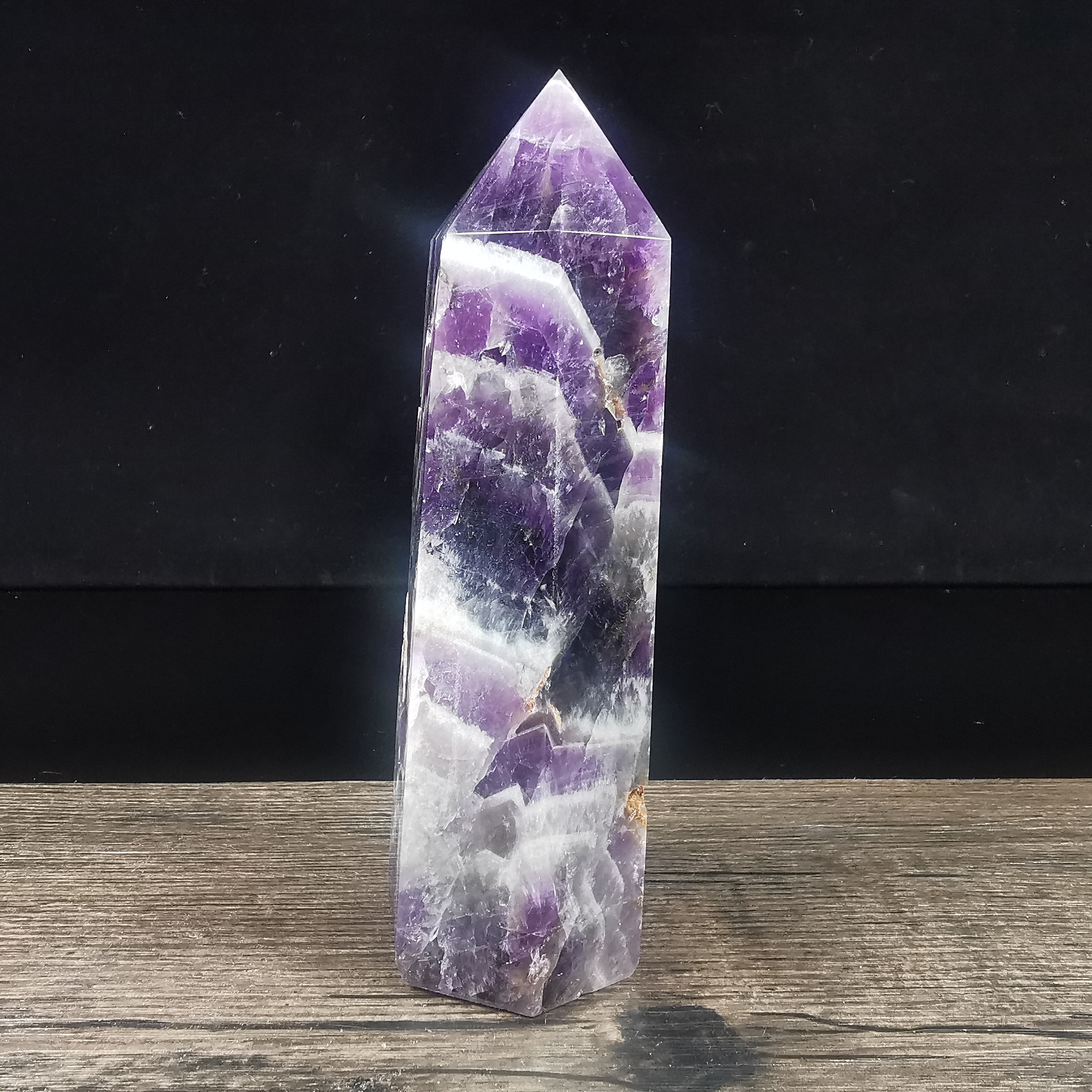0.618kg Natural Dream amethyst Tower crystal obelisk Dream | Etsy