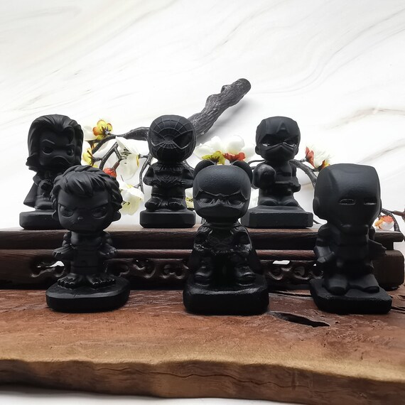 Natural Obsidian Carving /carving Crystal Collect Ornaments - Etsy
