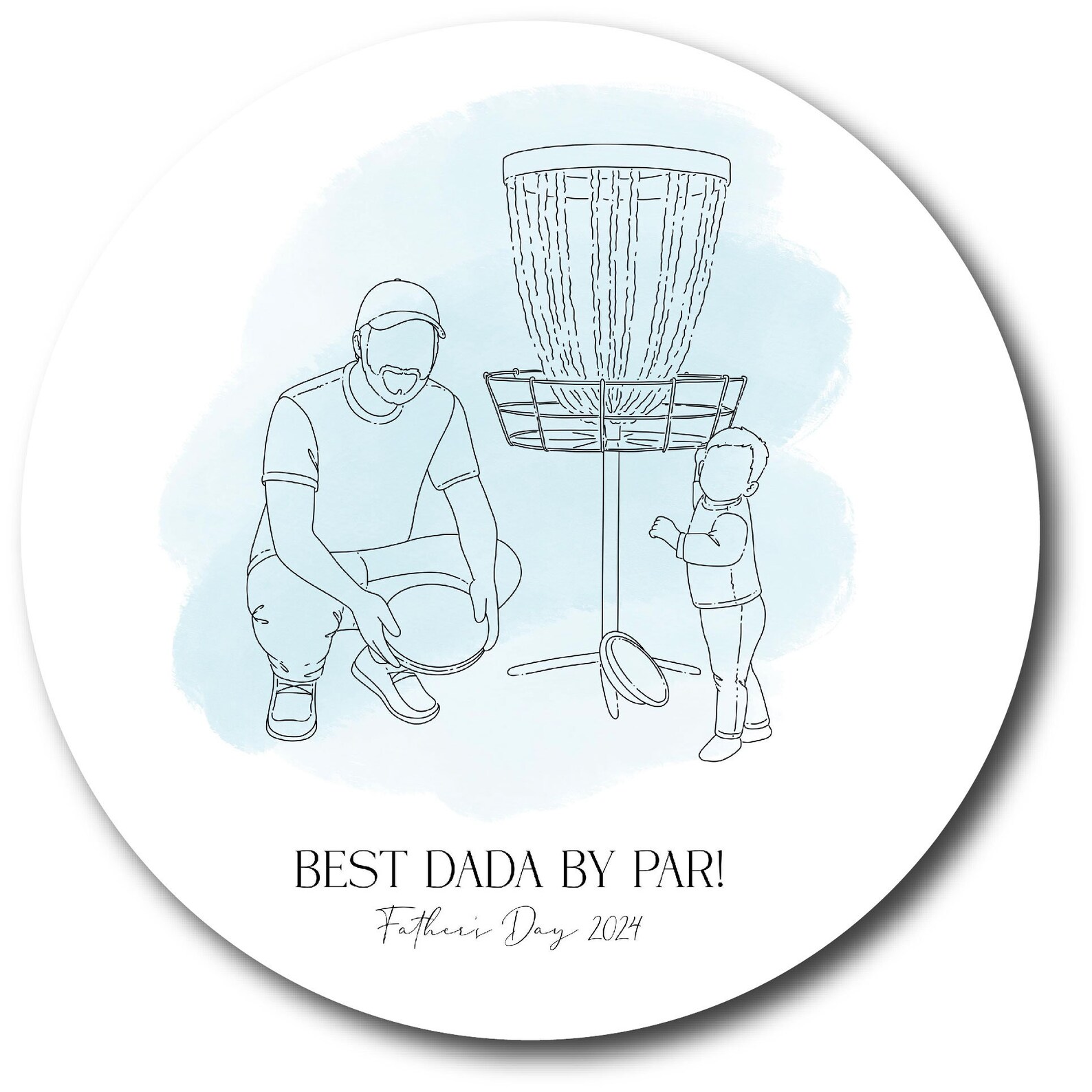 Custom Disc Golf Line Drawing Disc, Turn Your Picture Into Custom Disc ...