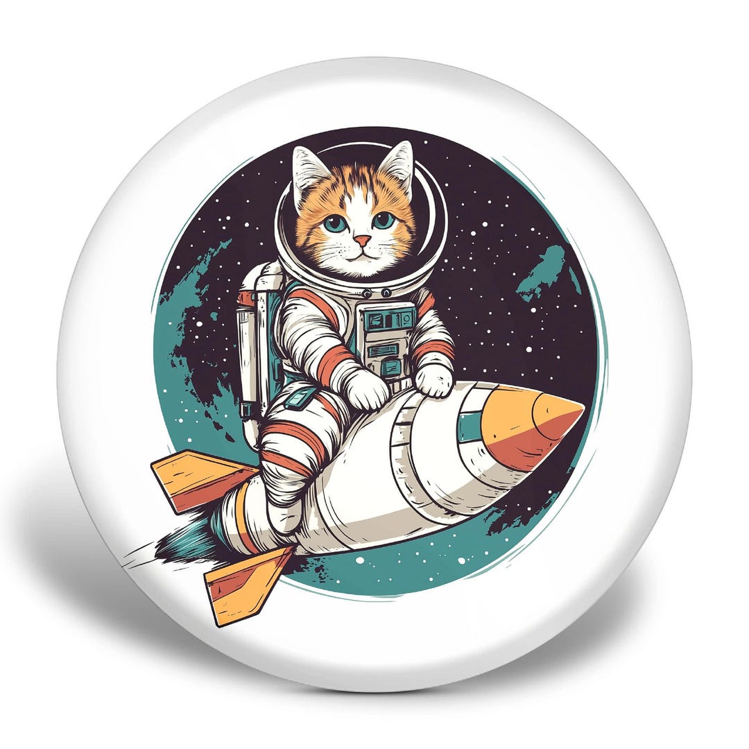 Galactic Catstronaut Disc Golf Disc Disc Golf Disc, Functional Art ...
