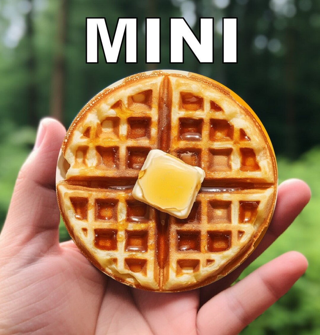 Waffle Disc Golf Mini Marker, PDGA Legal, Full Color Premium, Fade and ...