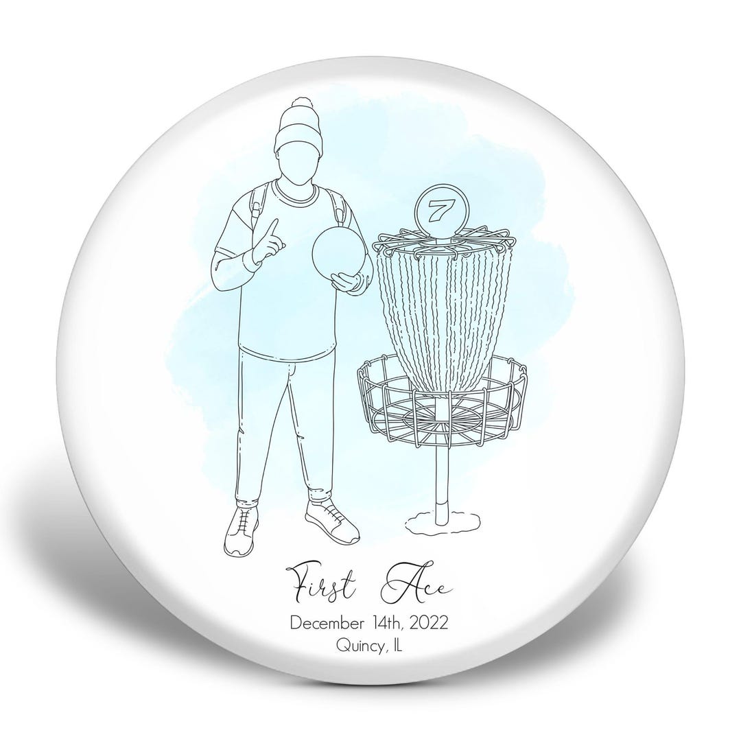 Custom Disc Golf Line Drawing Disc, Turn Your Picture Into Custom Disc ...
