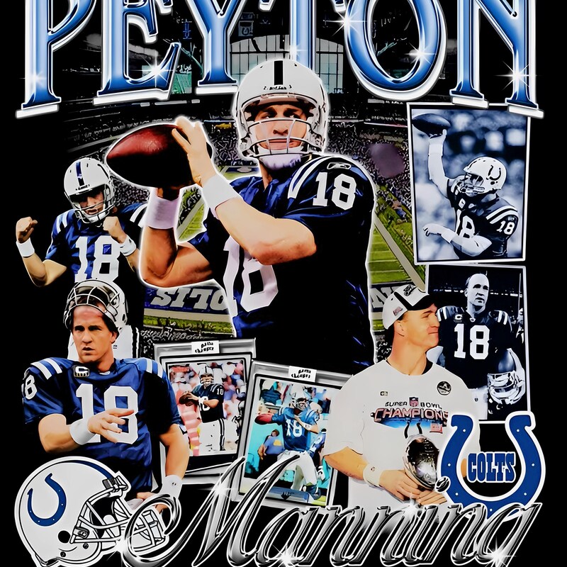 Peyton Manning Etsy