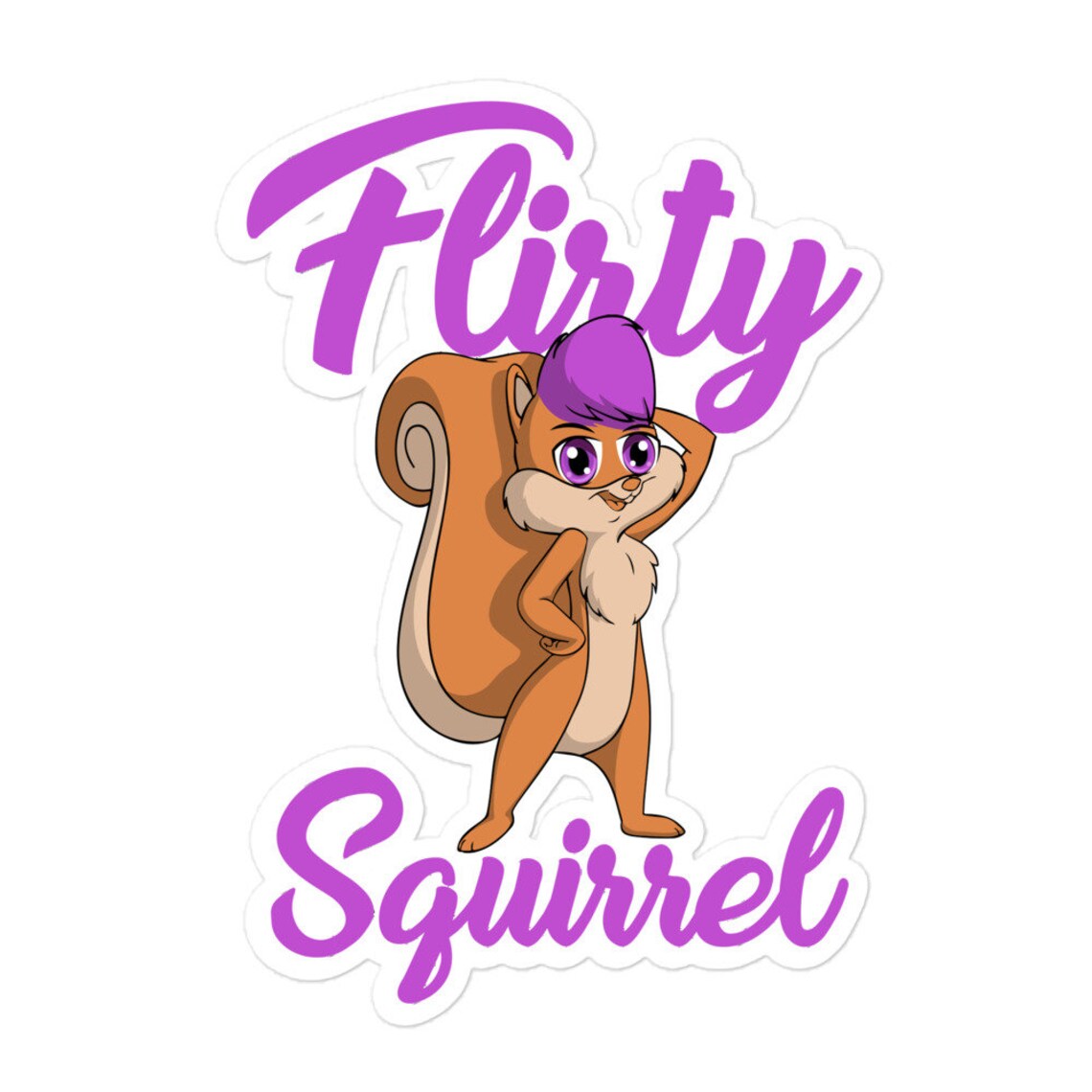 Flirty Squirrels Funny Squirrel Lover Outdoor Animal - Etsy