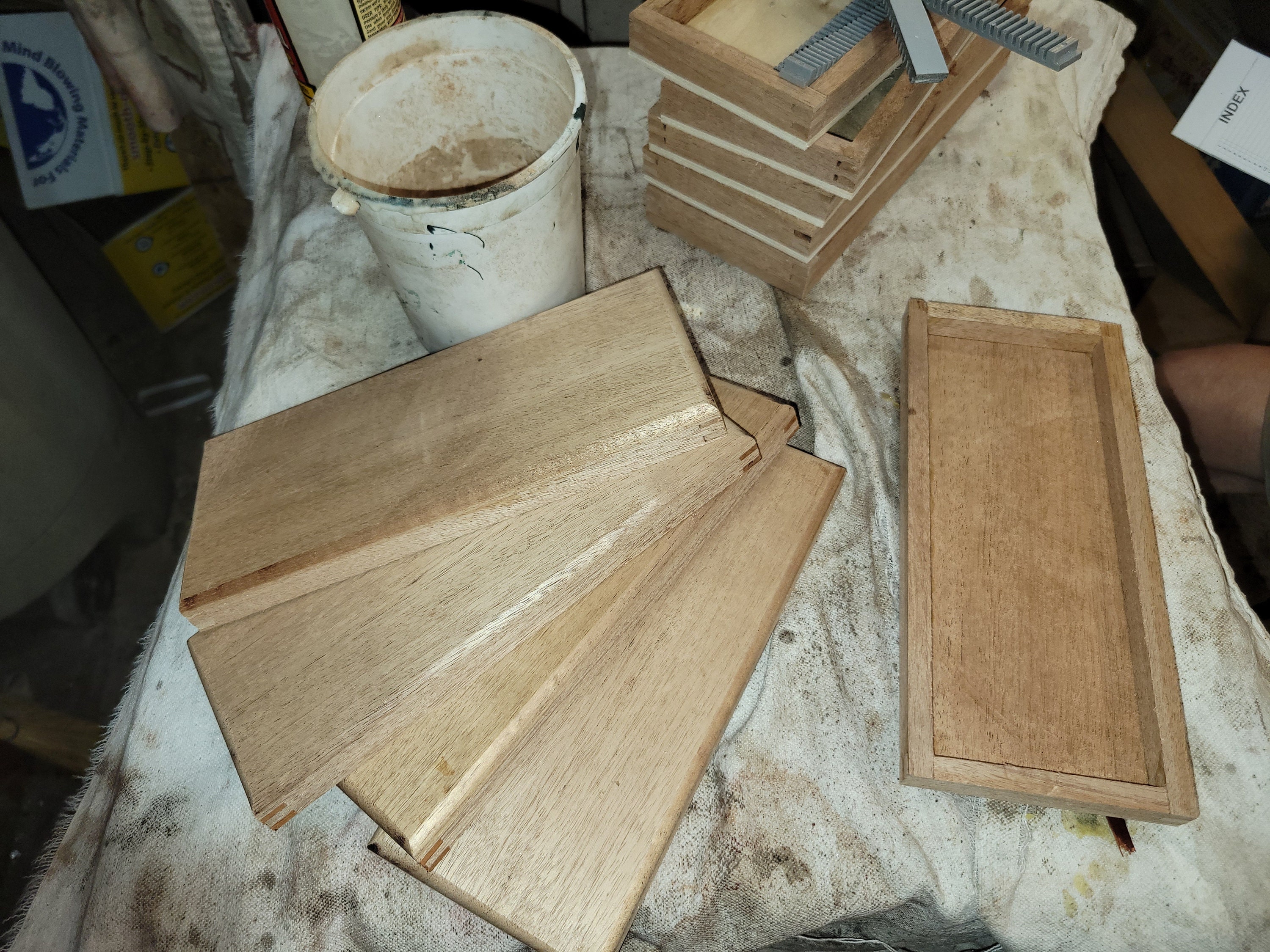 Dexter Blood Slide Box Mahogany - Etsy