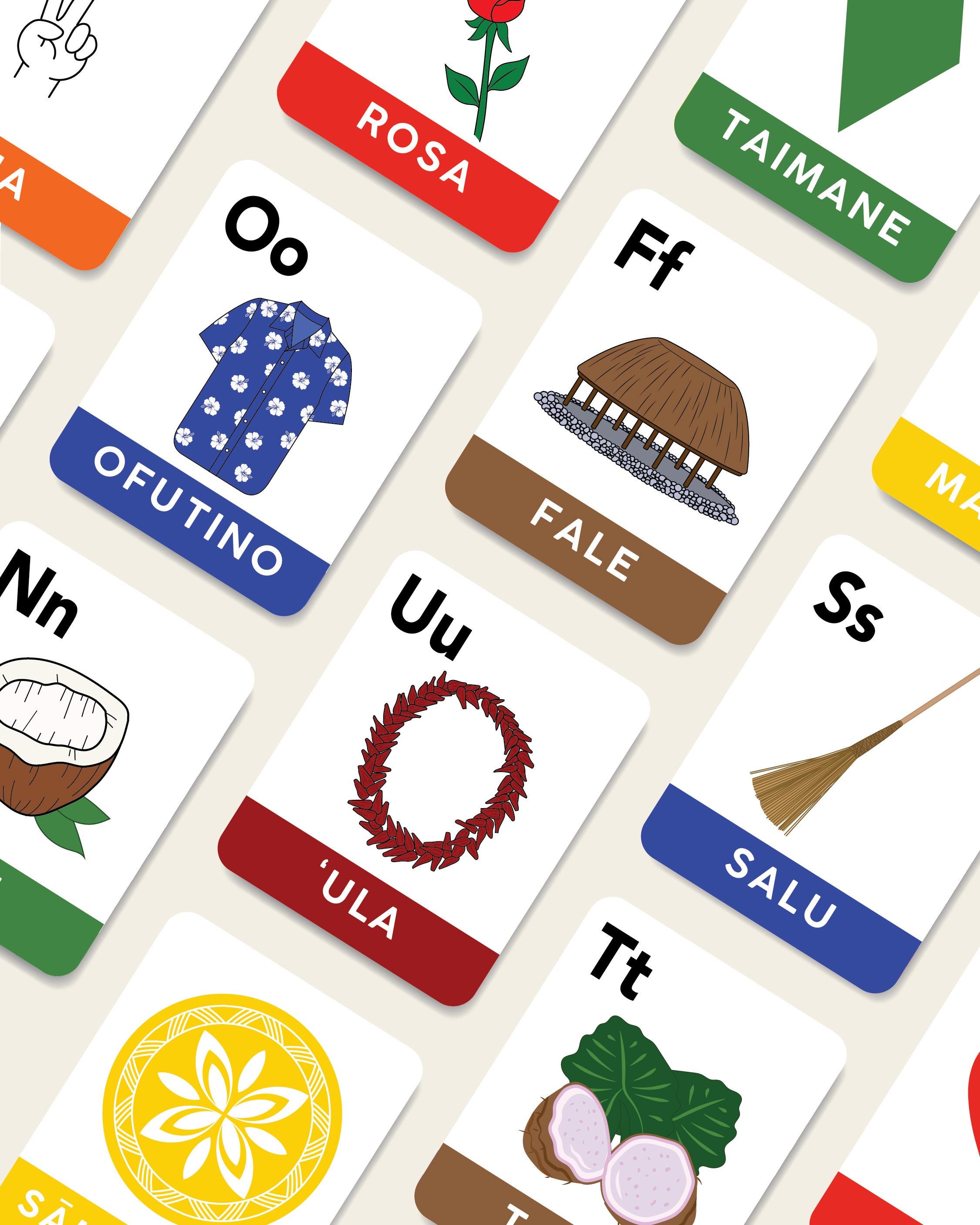 Samoan Learning Cards - Etsy