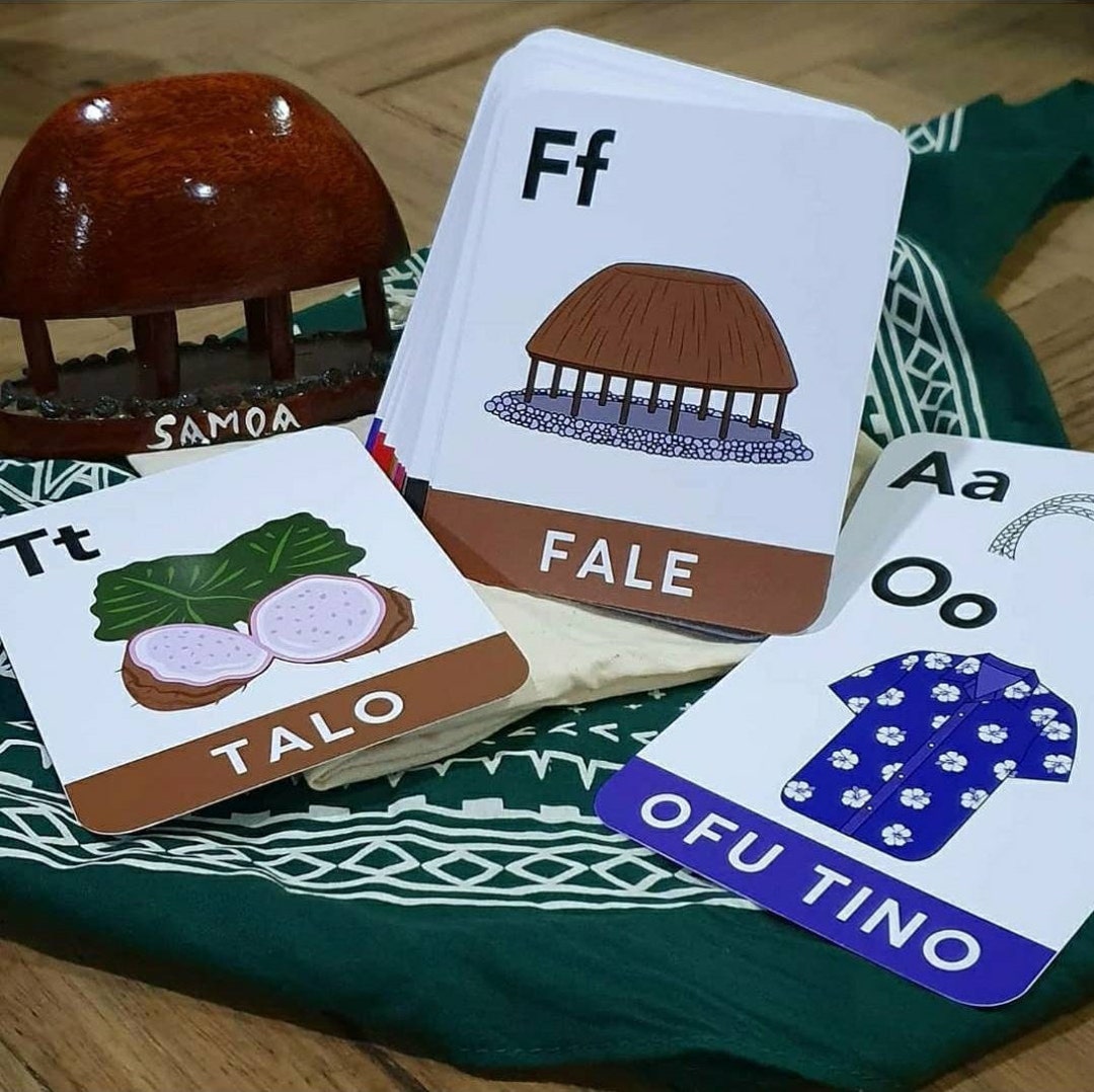 Samoan Flash Cards - Etsy