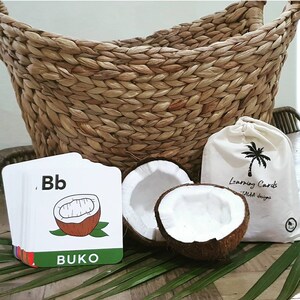 Basic Filipino Words 64 Cards Flashcards Tagalog Flashcards With ...